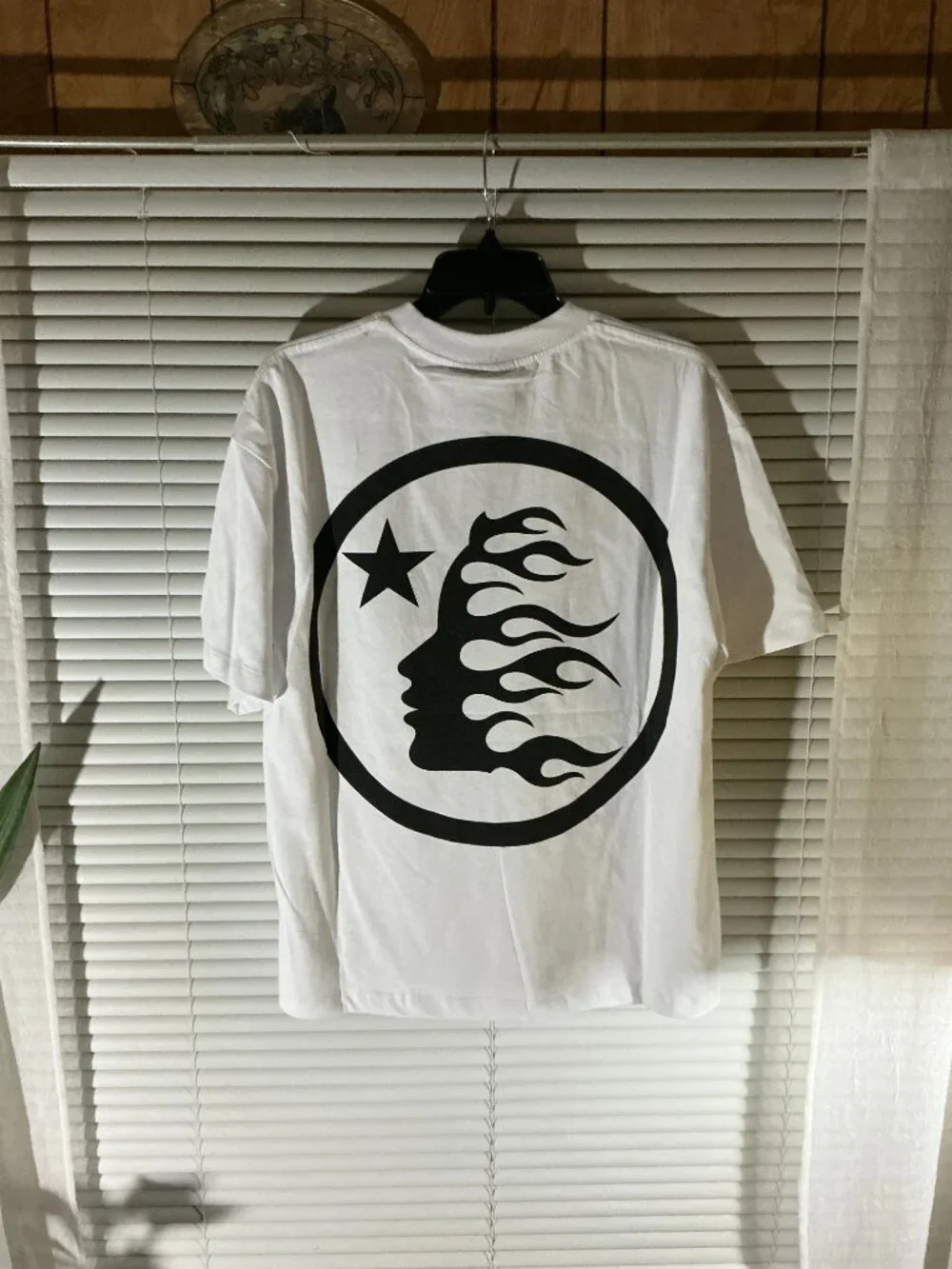 Hellstar | Shirts | White Hellstar Tee Star Swoosh | Poshmark
